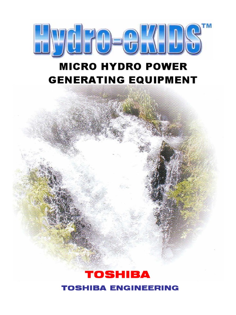 Brochure Hydro-eKIDS Toshiba | PDF | Hydroelectricity | Electric Generator