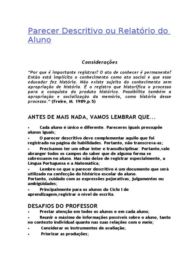 Exemplo De Relatorio De Aluno Reprovado Novo Exemplo - vrogue.co Exemplo De Relatorio De Aluno Reprovado Novo Exemplo - vrogue.co