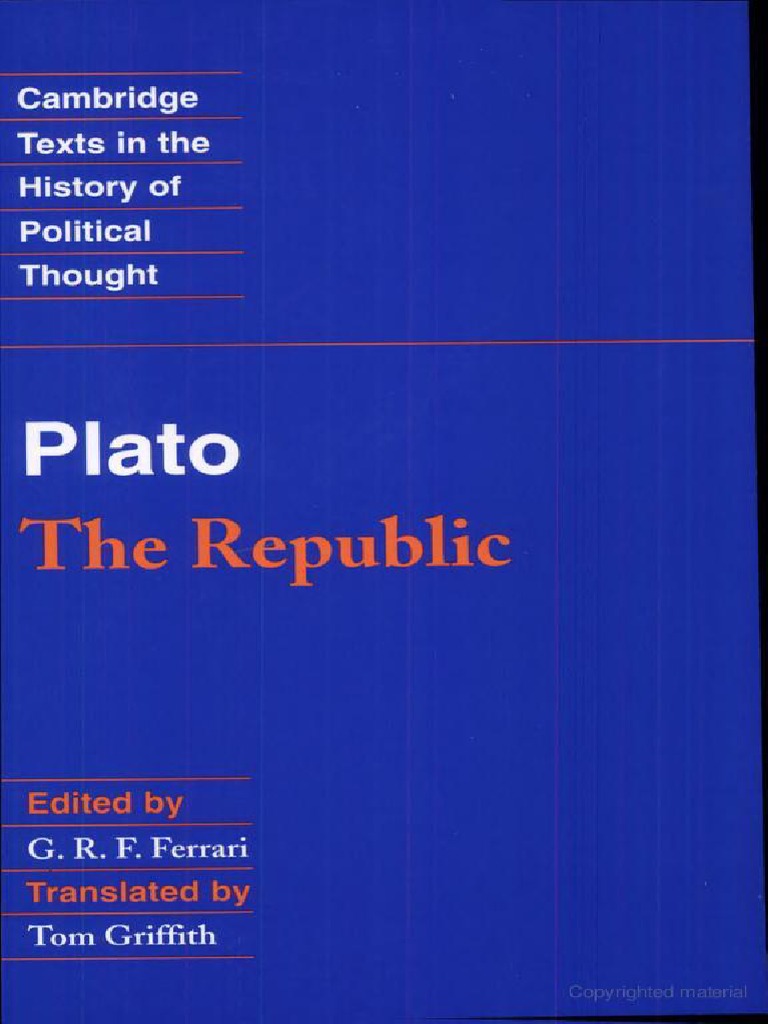 Plato - The Republic - Cambridge | PDF
