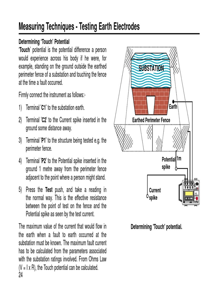 Step and Touch Voltage Testing Guide | PDF