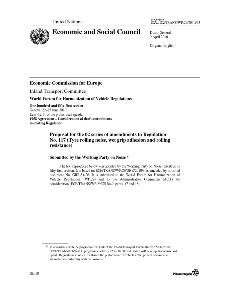 ECE R117.02 Regulation | Tire | Off Roading