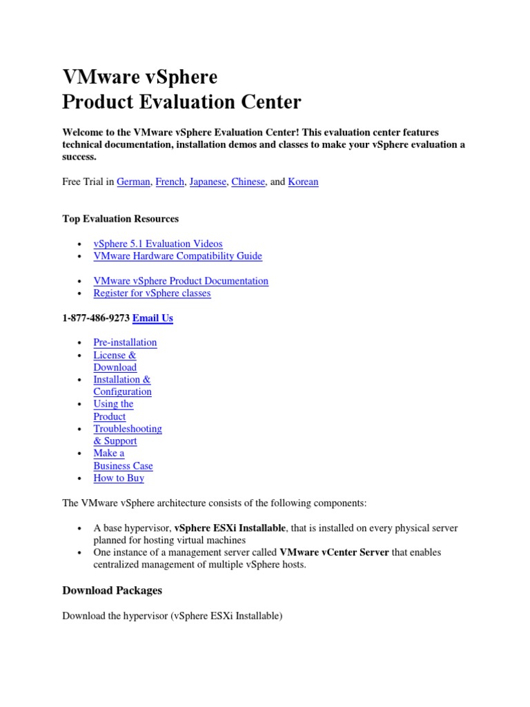 VMware Vsphere | PDF | V Mware | Utility Software