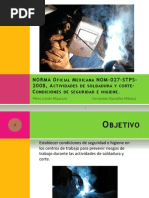 NORMA Oficial Mexicana NOM-027-STPS-2008, Actividades de Soldadura y ...