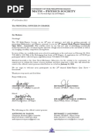 Circular Letter With Tear-Off Slip | PDF