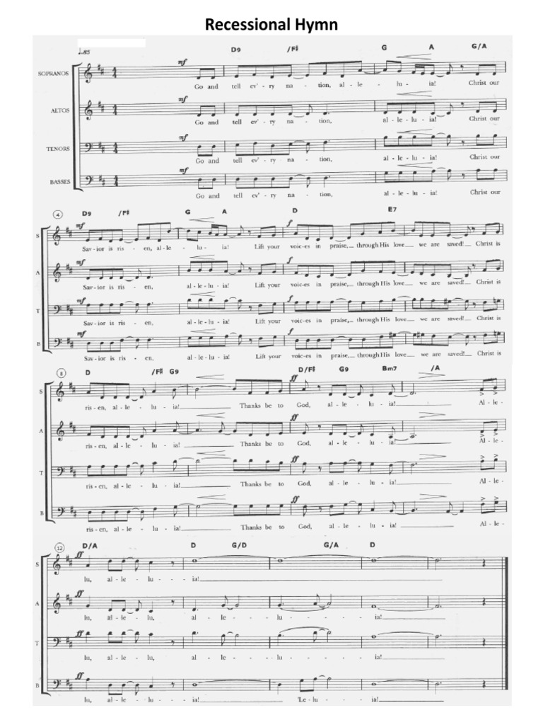 Recessional Hymn | PDF
