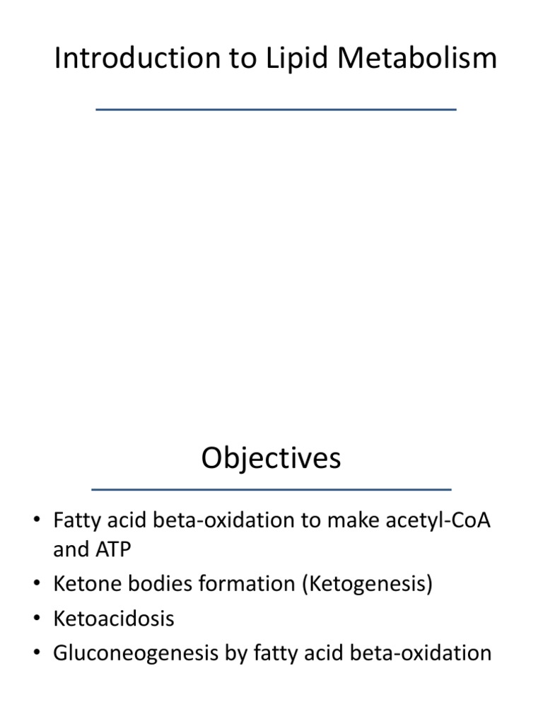 Role of Thiophorase in Lipid Metabolism | PDF | Cholesterol | Lipoprotein