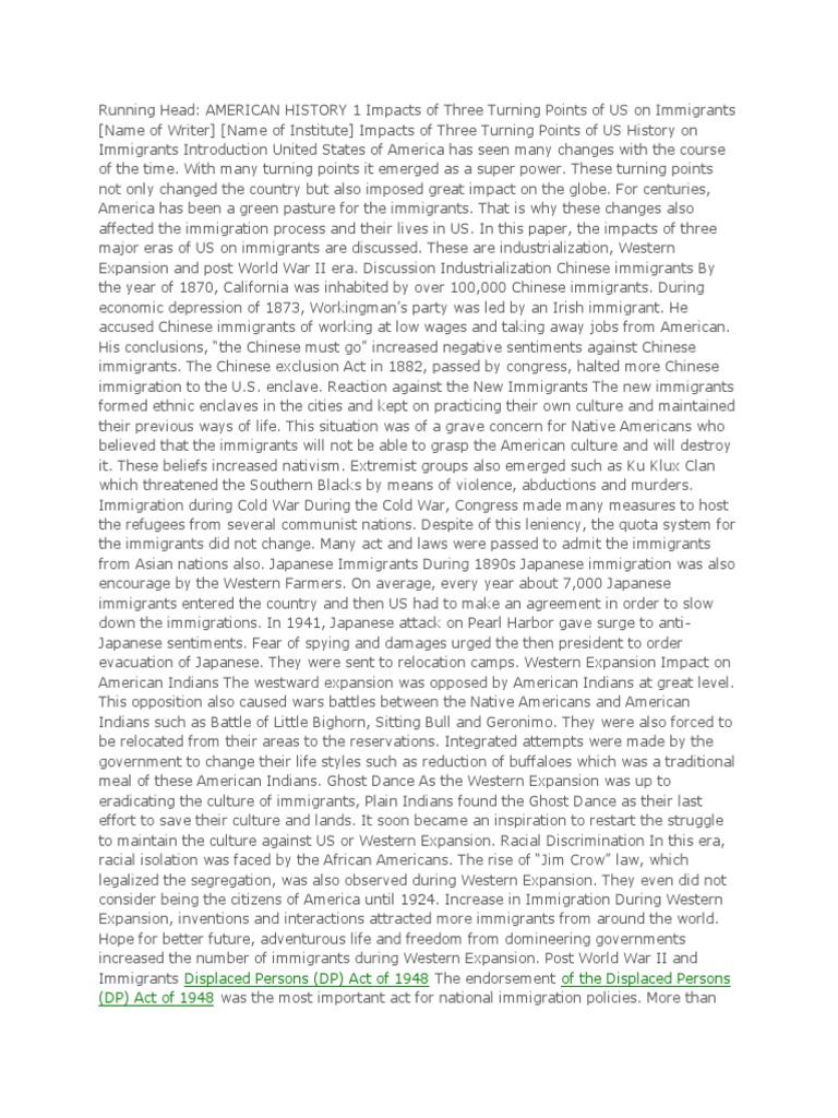 Displaced Persons (DP) Act of 1948 of The Displaced Persons (DP) Act of ...
