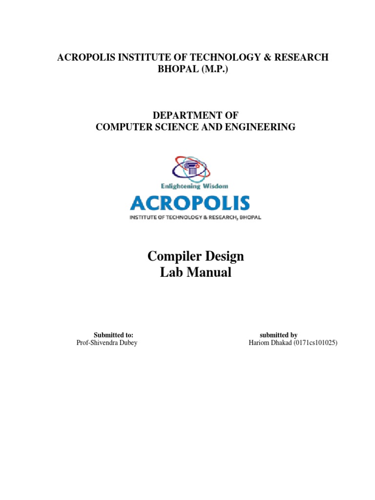 Compiler Design | PDF | Parsing | Metalogic