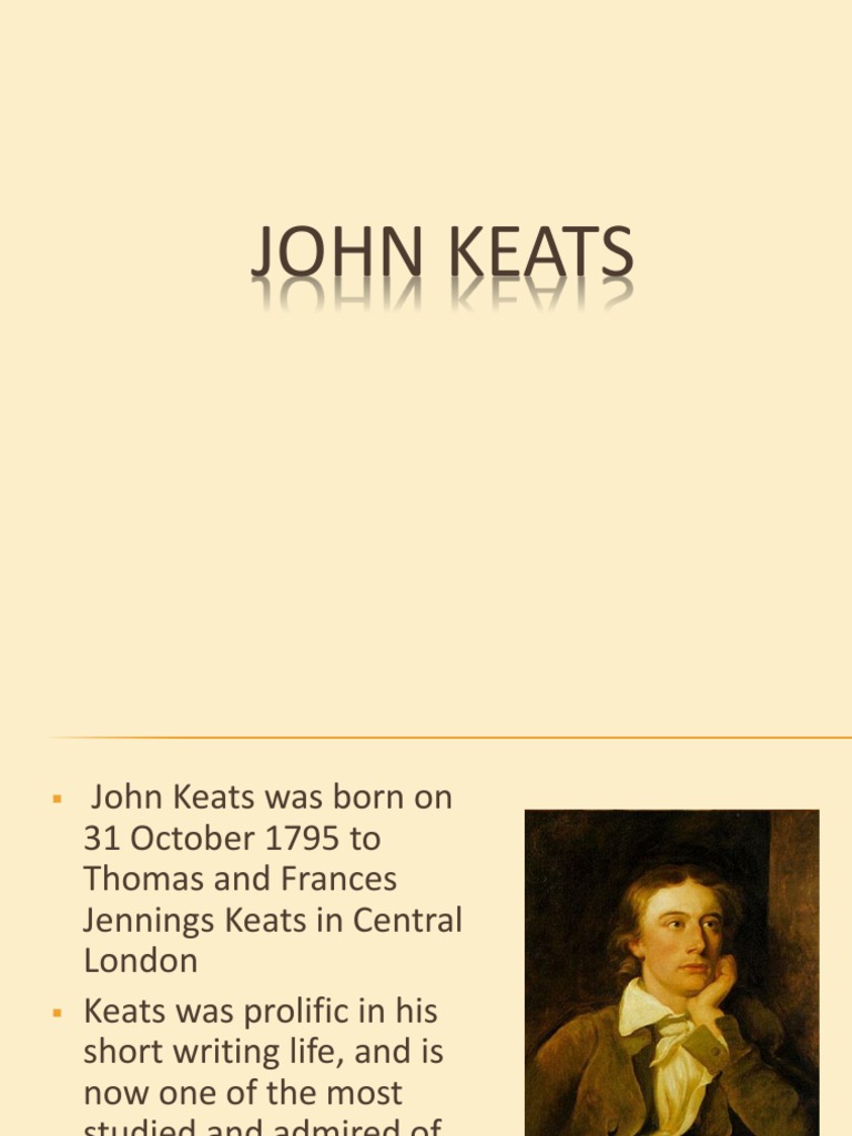 Context Keats and Nature | PDF | John Keats | British Poetry
