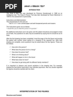 Kinetic Family Drawing Analysis Guide | PDF | Self Concept | Sibling