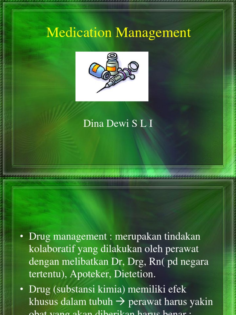 Medication Management.ppt | Injection (Medicine) | Intravenous Therapy