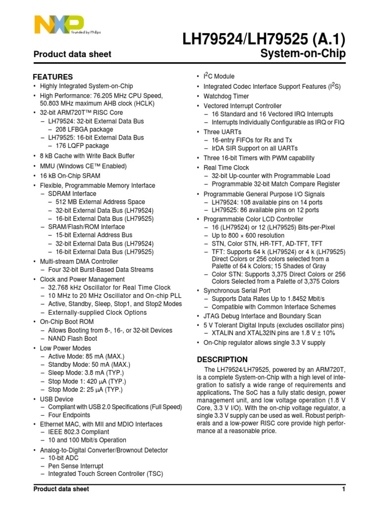 lh79524 525 N Datasheet | PDF | Random Access Memory | Read Only Memory