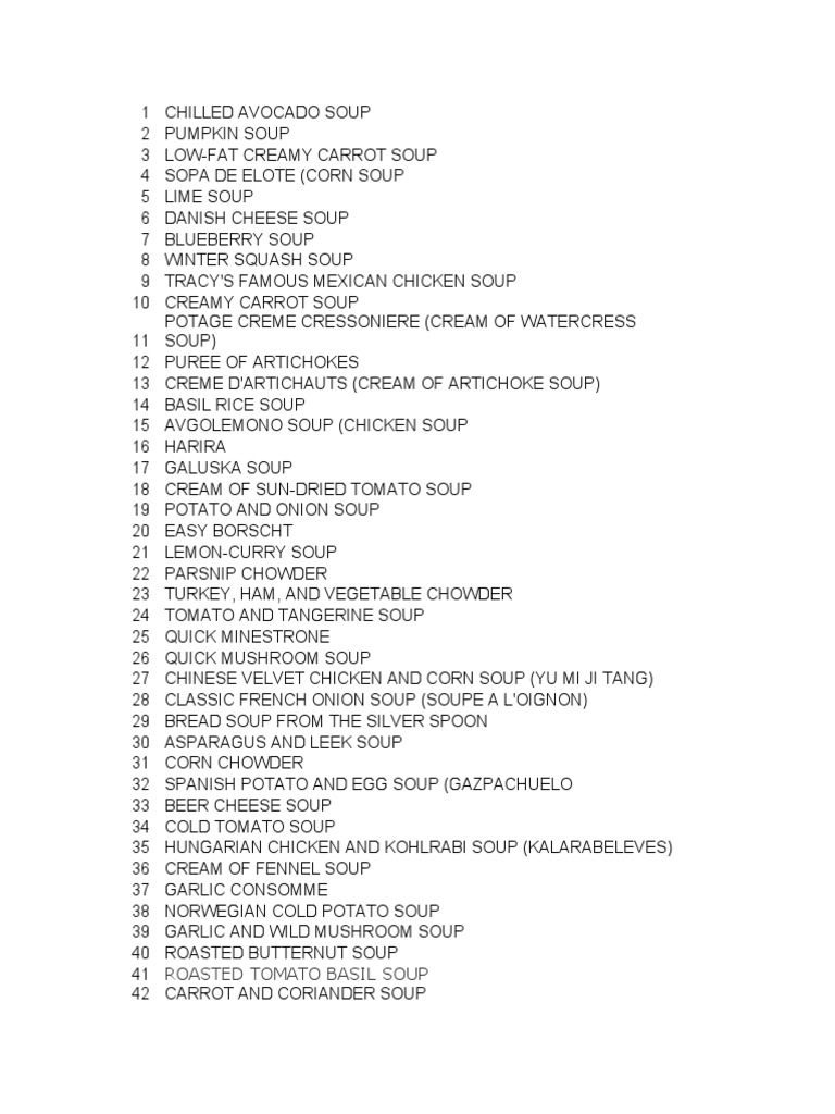 Recipes Soups | PDF | Chicken Soup | Slow Cooker