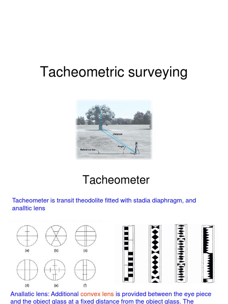 Tacheometry | PDF
