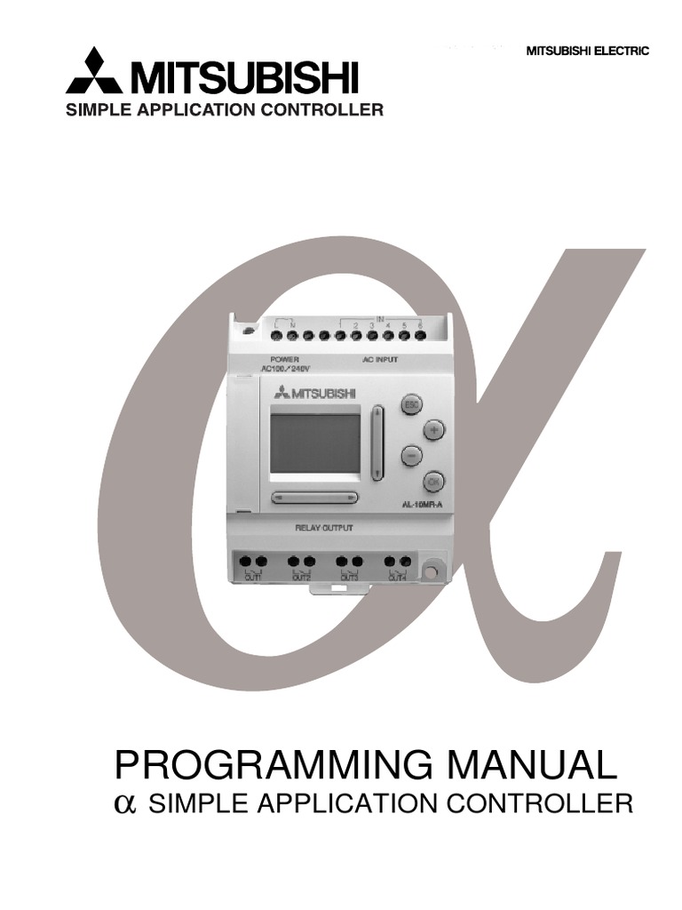 Programming Manual: Simple Application Controller | PDF | Input/Output ...
