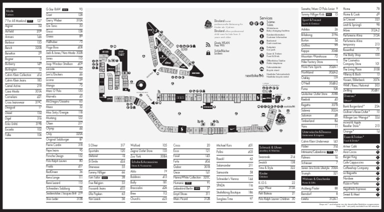 Parndorf Map | Brand | Fashion