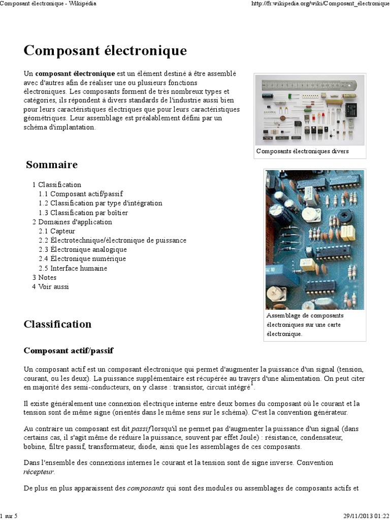 Composant électronique - Wikipédia