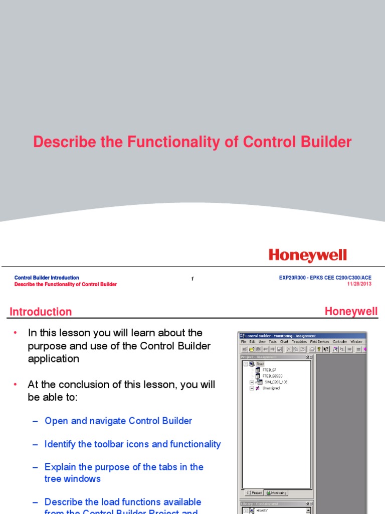 04 20R300 1 Control Builder Introduction | Download Free PDF | Tab (Gui ...