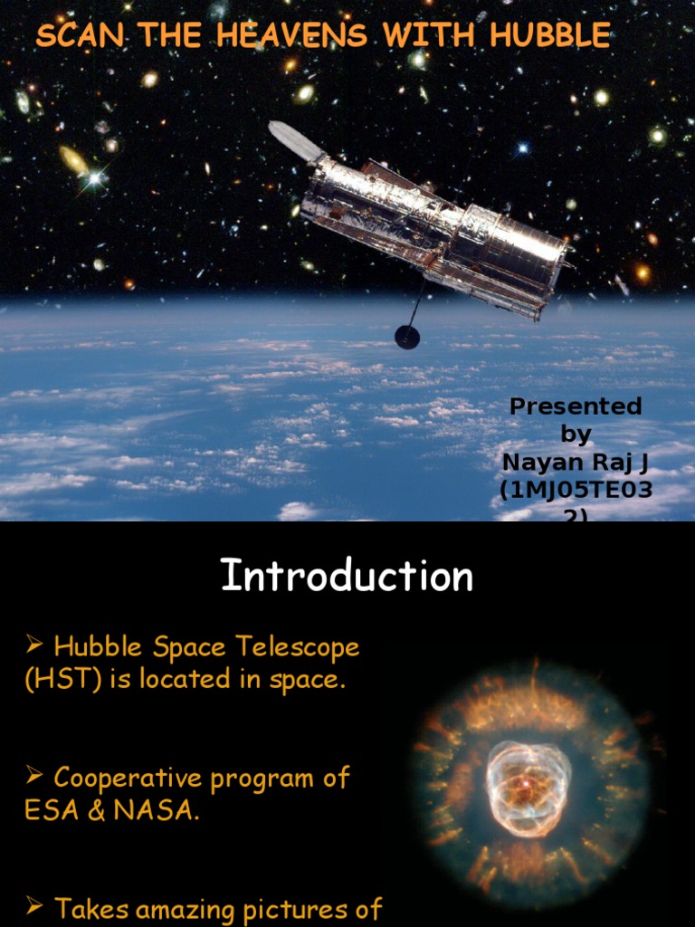Presentation On Hubble Space Telescope | PDF | Hubble Space Telescope ...