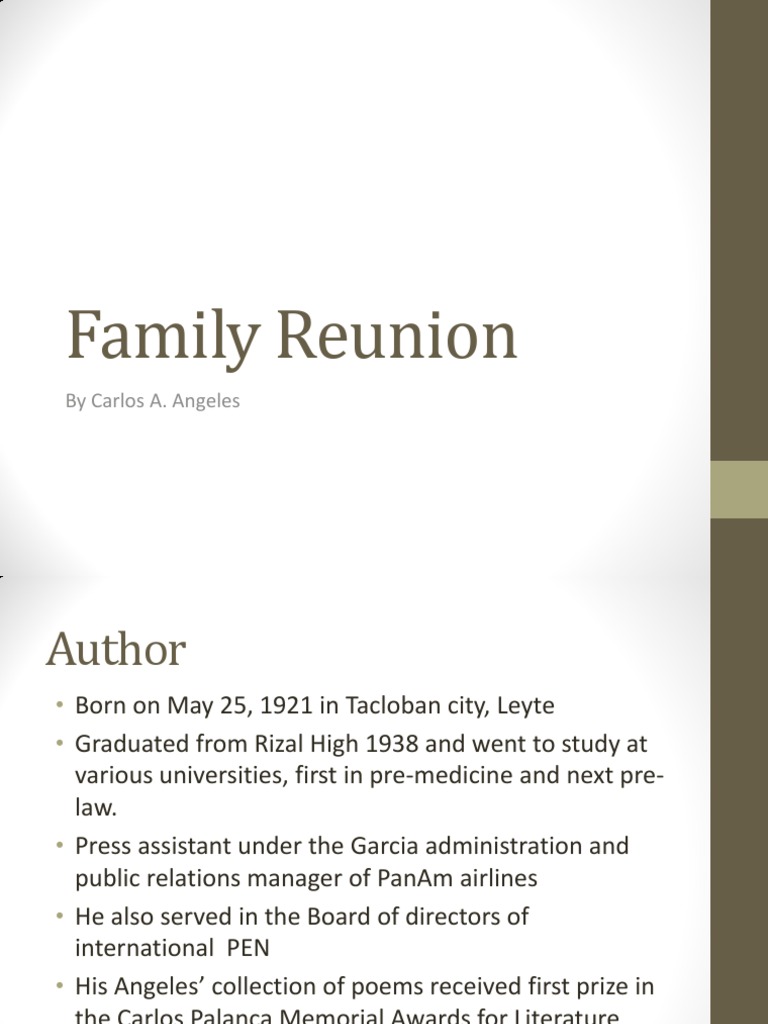 Poems About Family Reunions