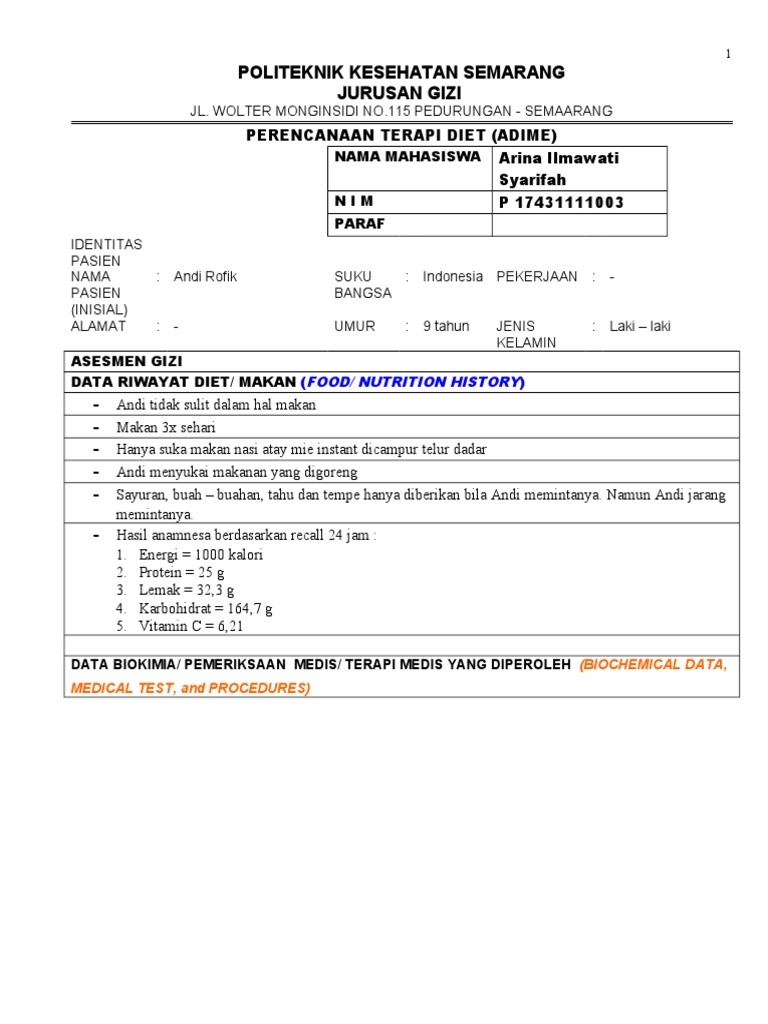 Adime Gizi Buruk | PDF