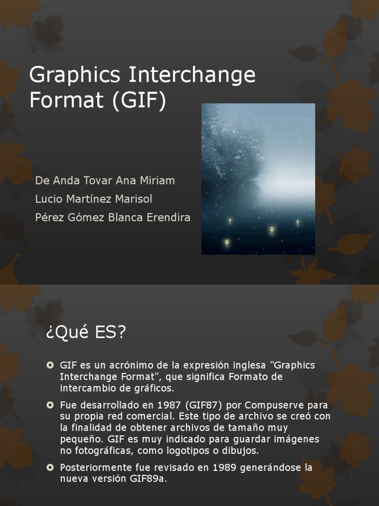 Introducción al Formato GIF en Informática | PDF | Áreas de informática ...