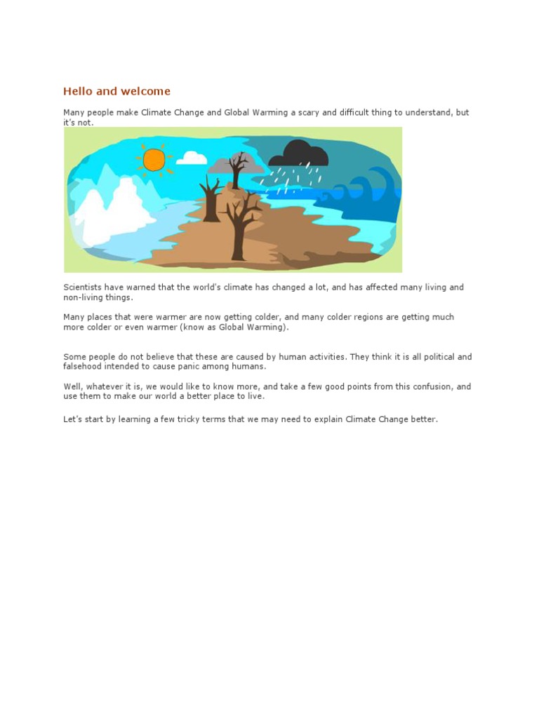 Climate Change | PDF