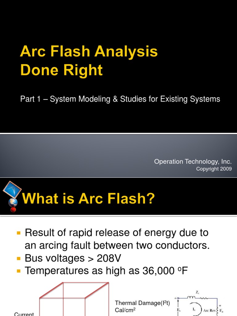 Arc Flash Analysis | PDF