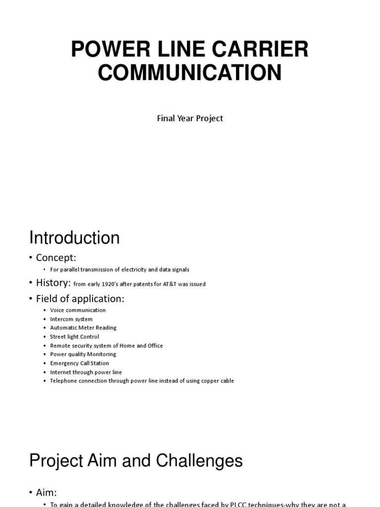 Power Line Carrier | PDF | Amplifier | Modulation