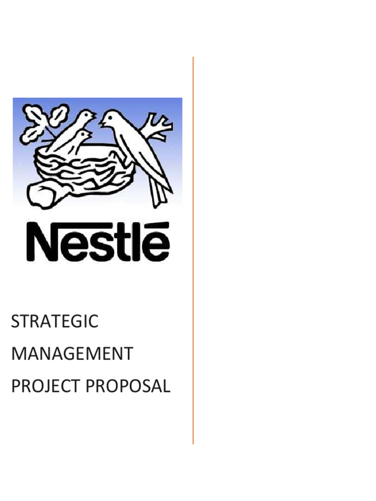 Nestlé Pakistan LTD Project Proposal | PDF | Nestlé | Strategic Management