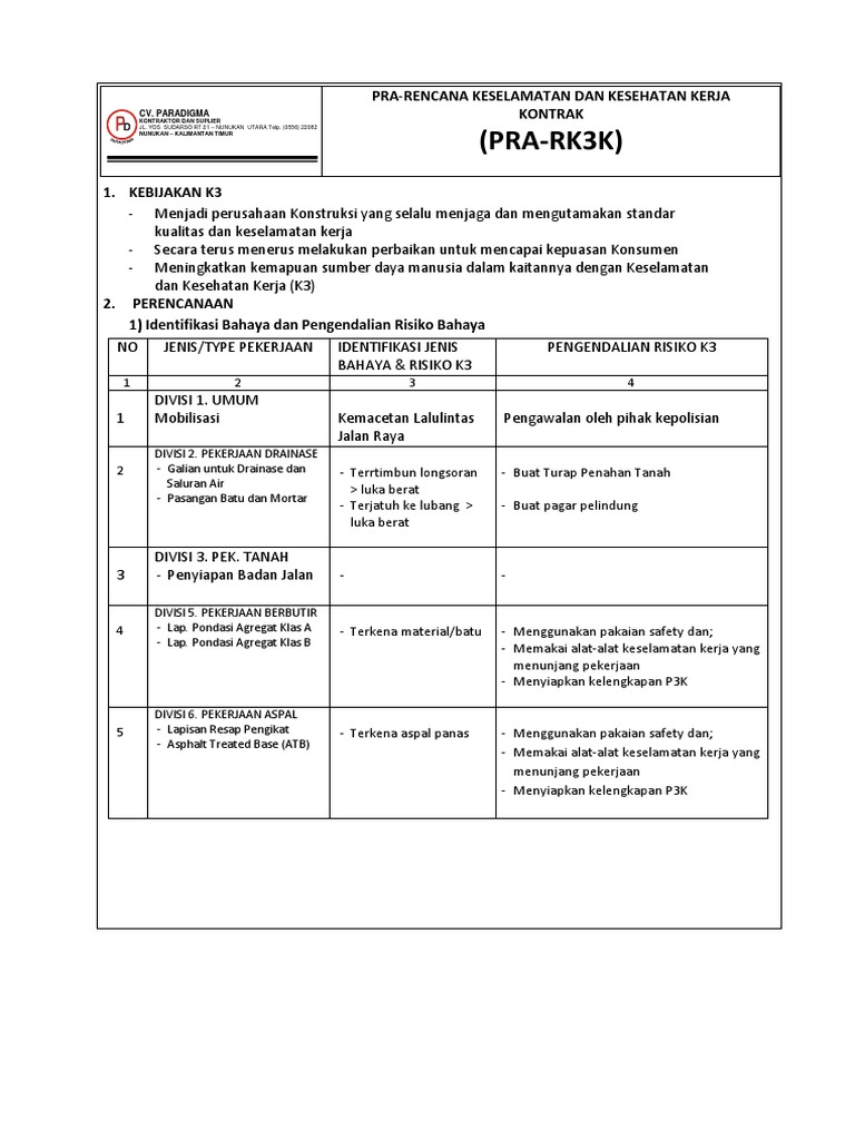 PRA RK3K Paradigma | PDF