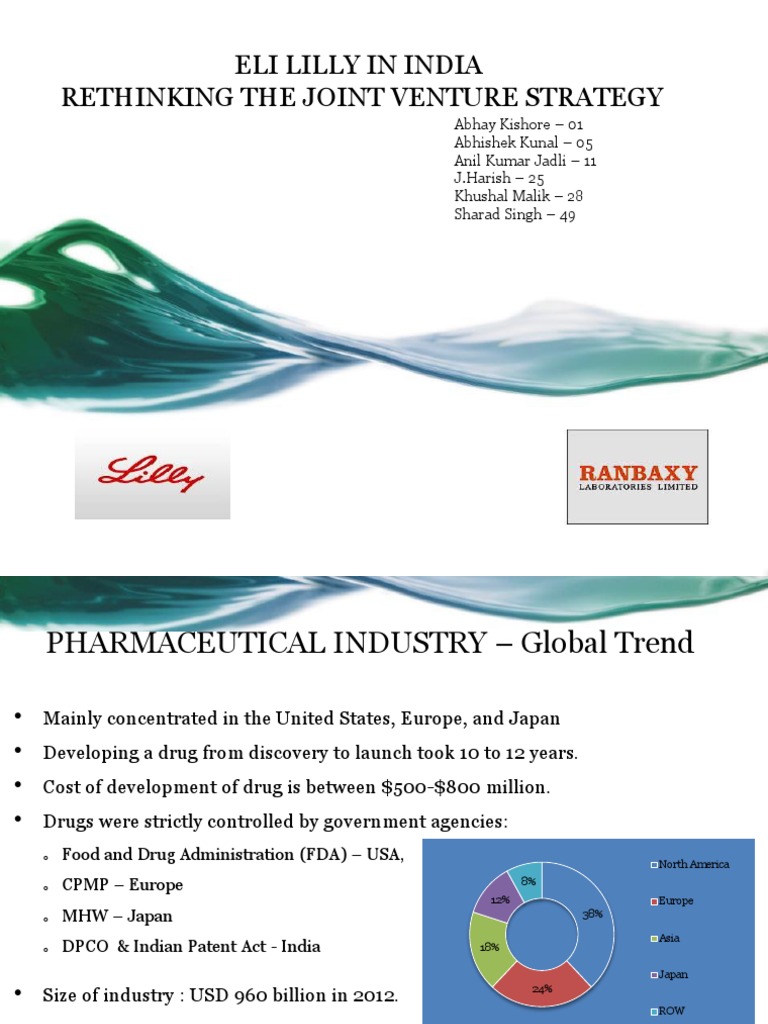 Eli Lilly Ranbaxy Joint Venture Case Study | PDF | Generic Drug | Pharmaceutical Industry