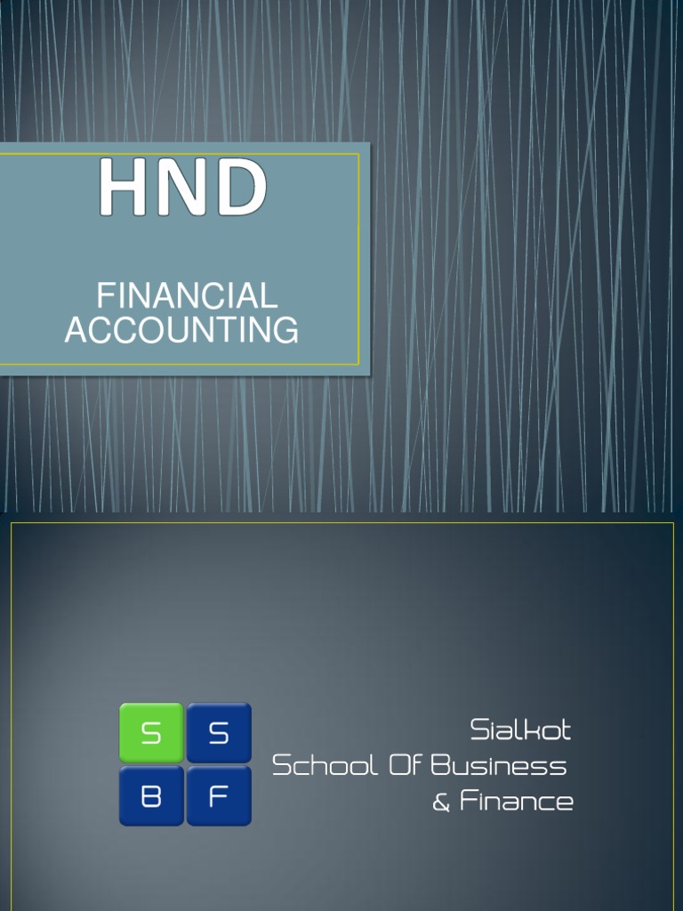 A Pathway to Success in Accounting: An Overview of the HND Financial ...