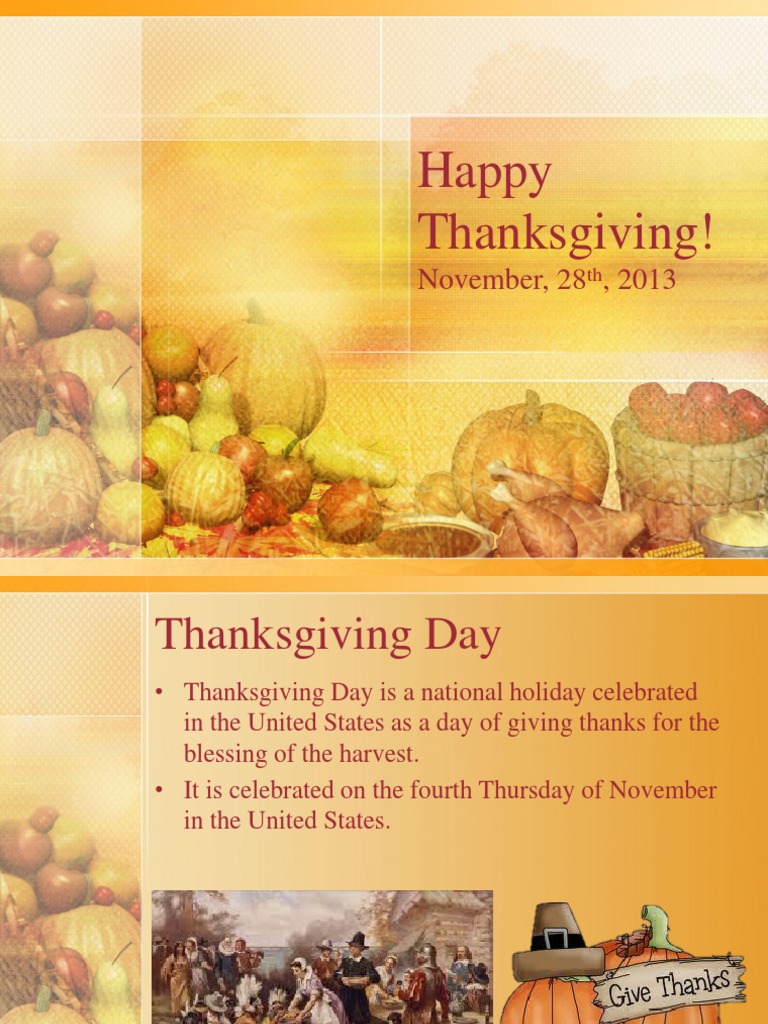 Thanksgiving | PDF | Pilgrim Fathers | Thanksgiving Dinner