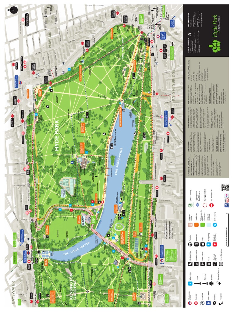 Hydepark English Map, London, UK | PDF | Restaurant And Catering | Leisure