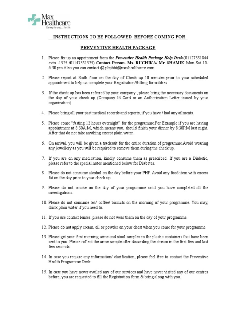 PT Instructions - Sheet | PDF | Clinical Medicine | Health Sciences