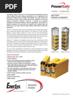 Enersys Selection Guide | PDF | Battery Charger | Rechargeable Battery