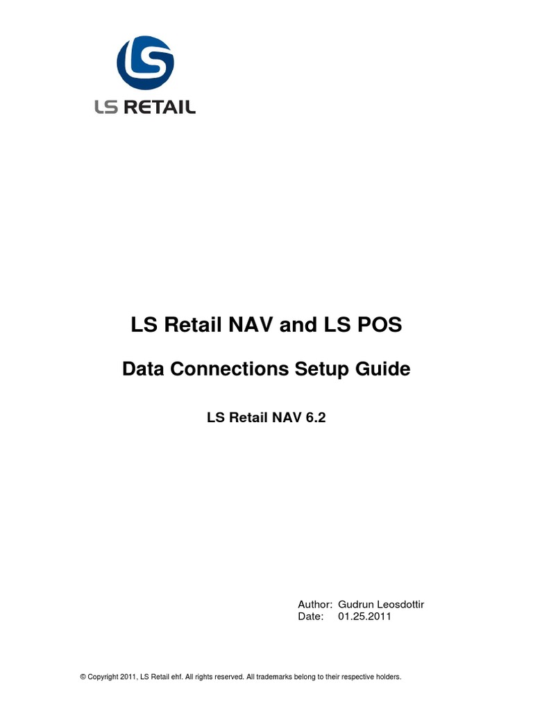 LS Retail NAV and LS POS Data Connections Setup Guide | PDF | Point Of ...