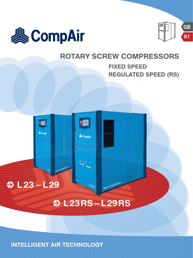 CompAir L23_L29_RS Compressor Brochure.pdf | Gas Compressor | Clothes ...