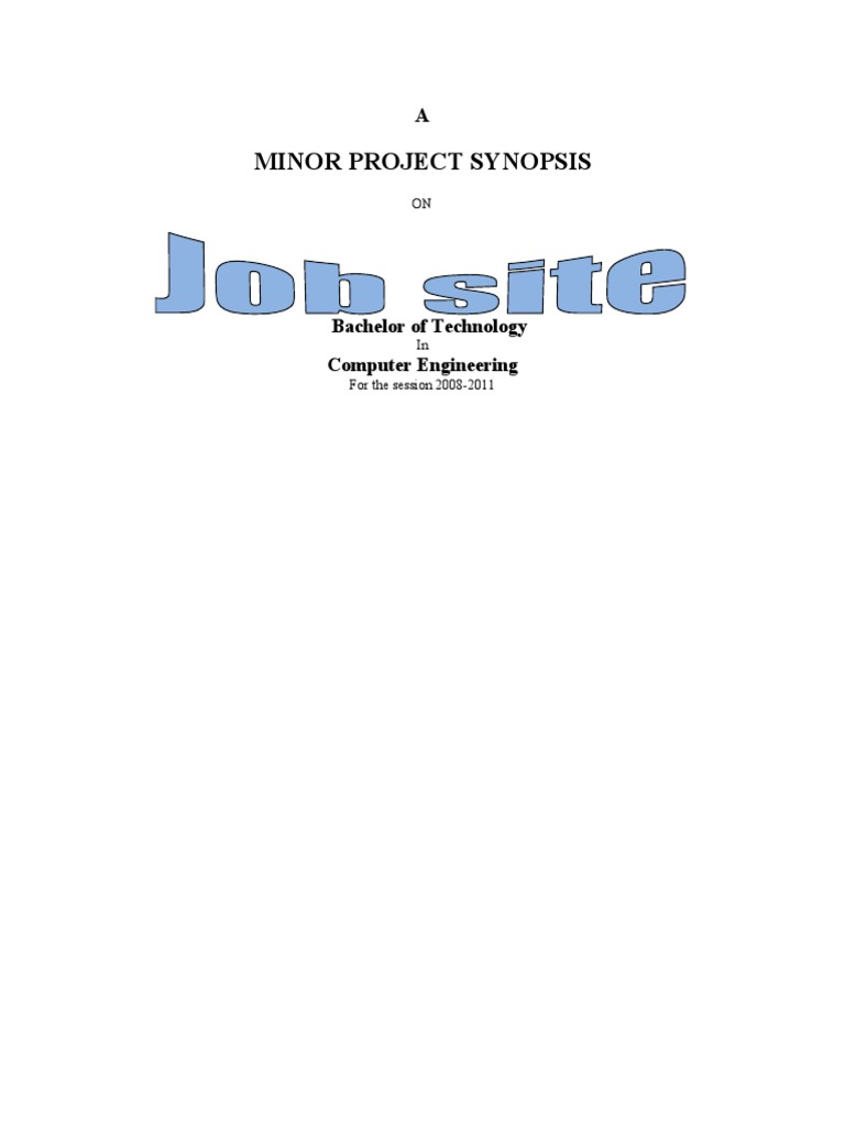 Synopsis For Minor Project | PDF | Operating System | Metadata