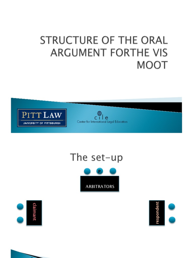Structure of The Oral Argument For The Vis Moot | PDF | Social ...
