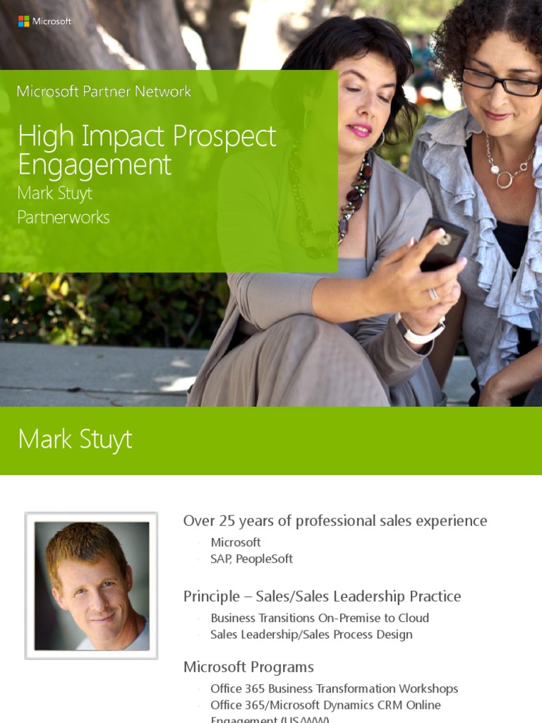 Microsoft SMB High Impact Prospect Engagement | PDF | Office 365 | Email