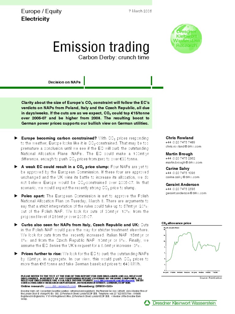 Carbon Derby | PDF | Kyoto Protocol | Clean Development Mechanism