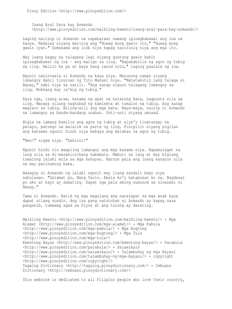 Maikling Kwento Na May Aral Aginaldo Ng Mga Mago By Nathalia Butaslac