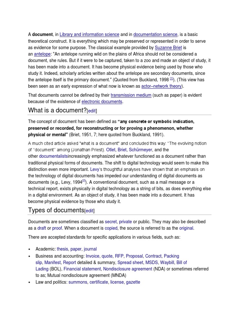 What Is A Document? | PDF | Document | Cognitive Science