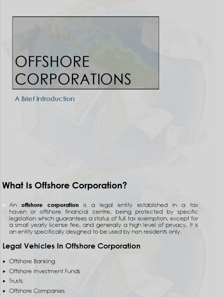 Offshore Corporations | PDF | Tax Haven | Securities (Finance)