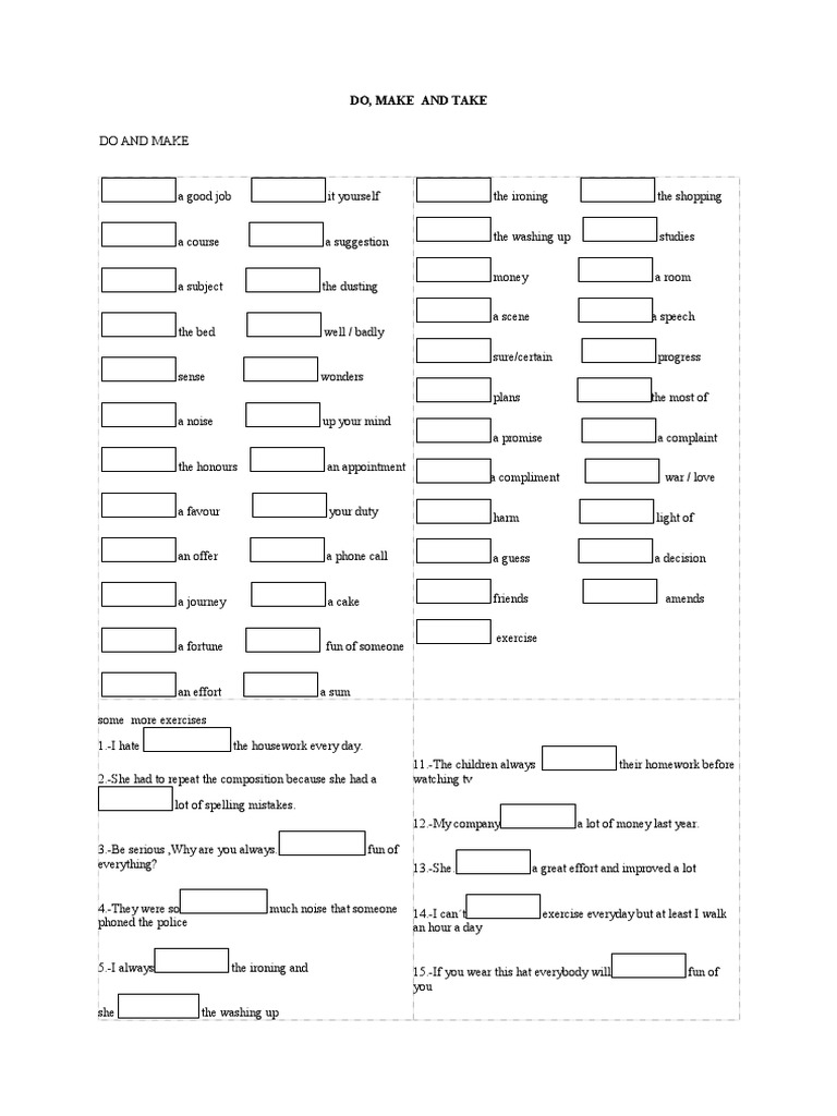 Do, Make and Take | PDF