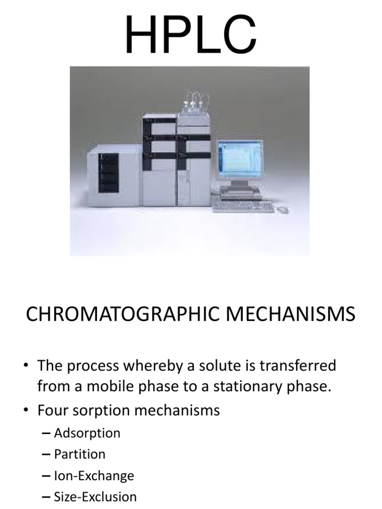 HPLC Jntu | PDF | Chromatography | Ion Exchange