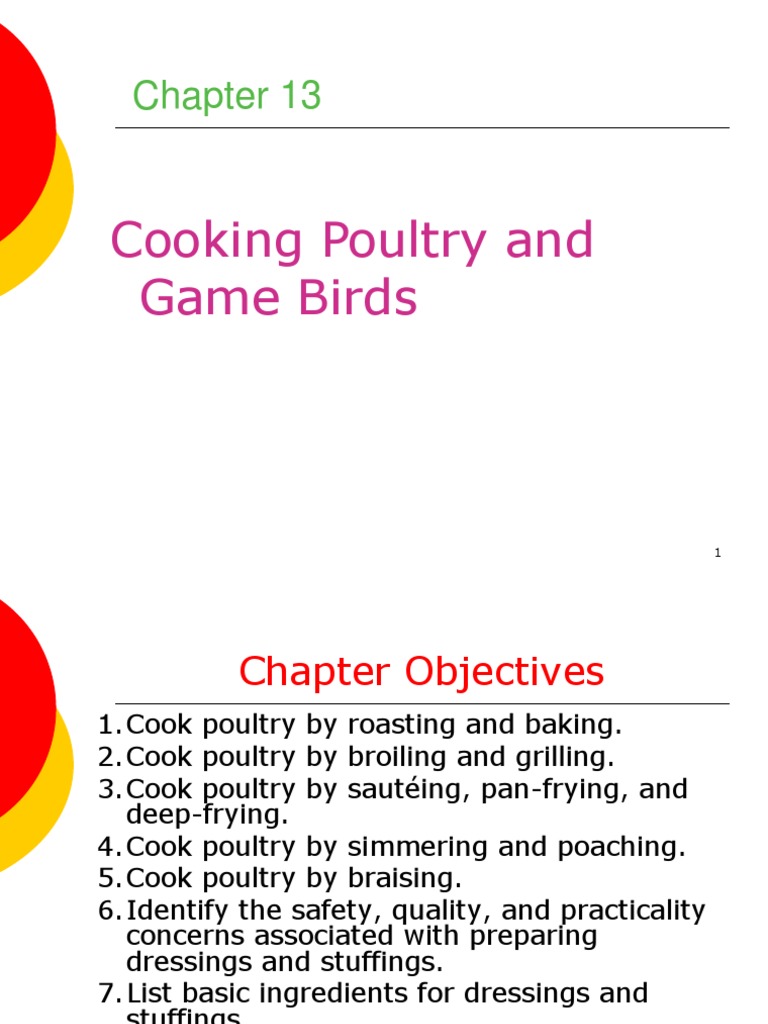 Cooking Poultry and Game Birds | PDF | Stuffing | Grilling