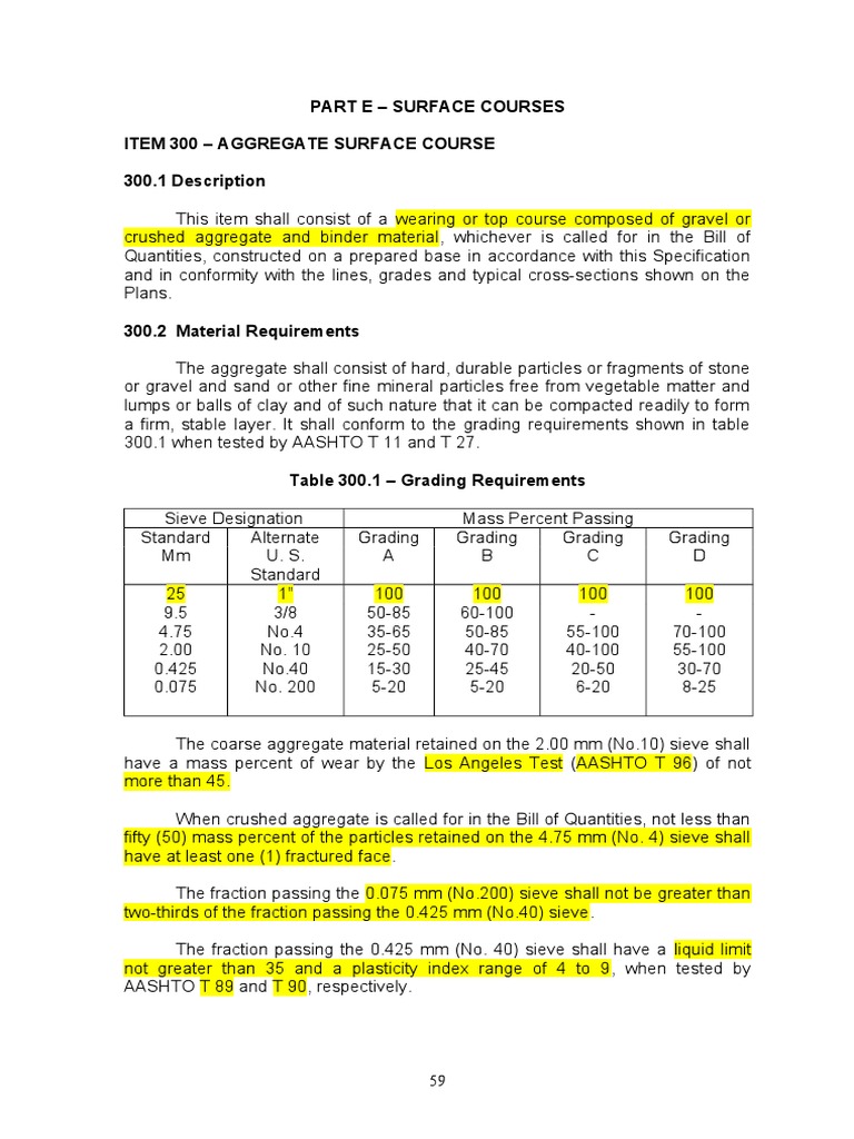 DPWH MATERIALS ENGINEERING EXAM REVIEWER FOR ITEM 300 WITH NOTES FROM A ...